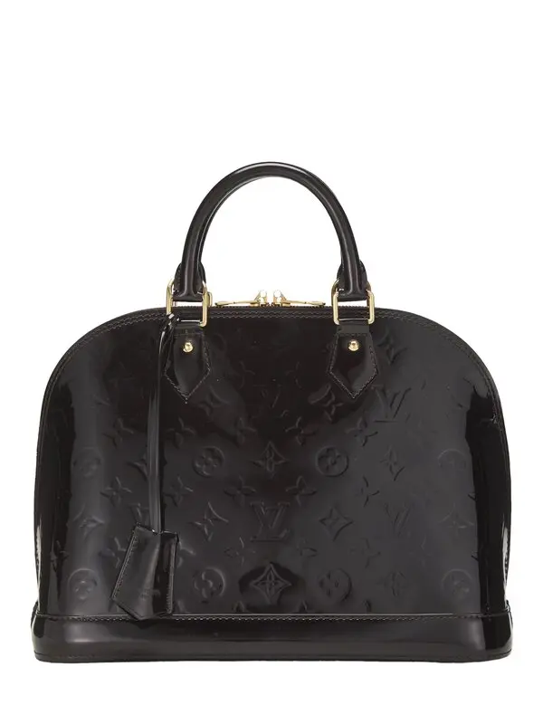 LOUIS VUITTON Amarante Monogram Vernis Alma - Purple