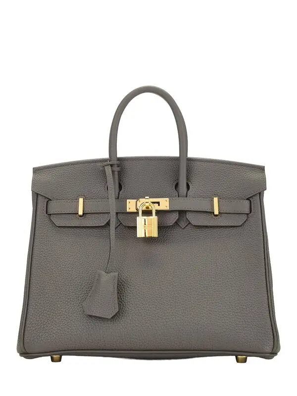 Hermès Togo Birkin 25 - Etain