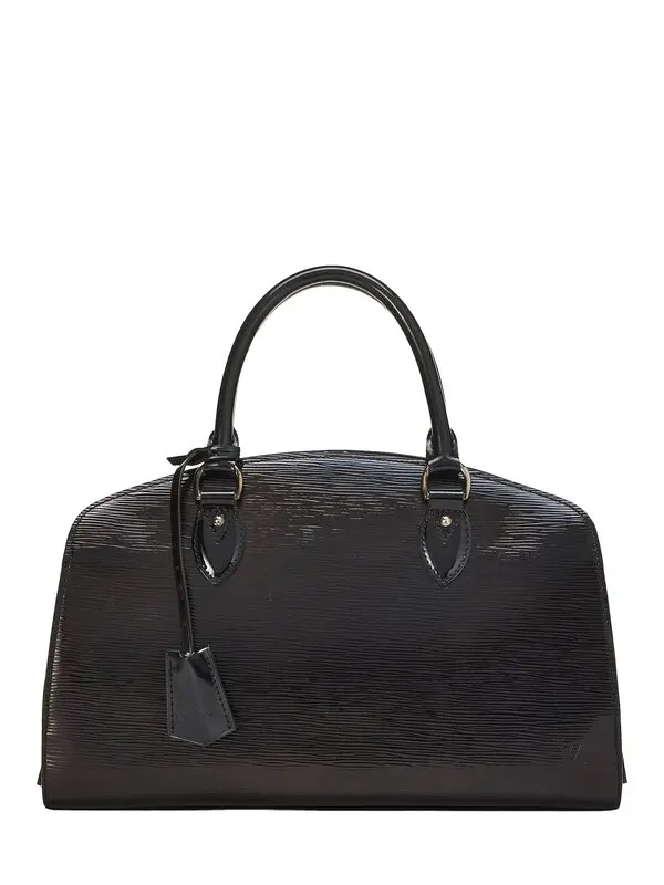 LOUIS VUITTON Electric Epi Pont-neuf Handbag - Black