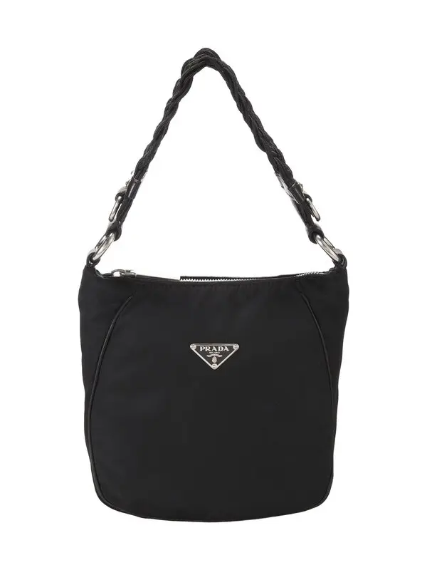 Prada Tessuto Nylon Handbag - Black