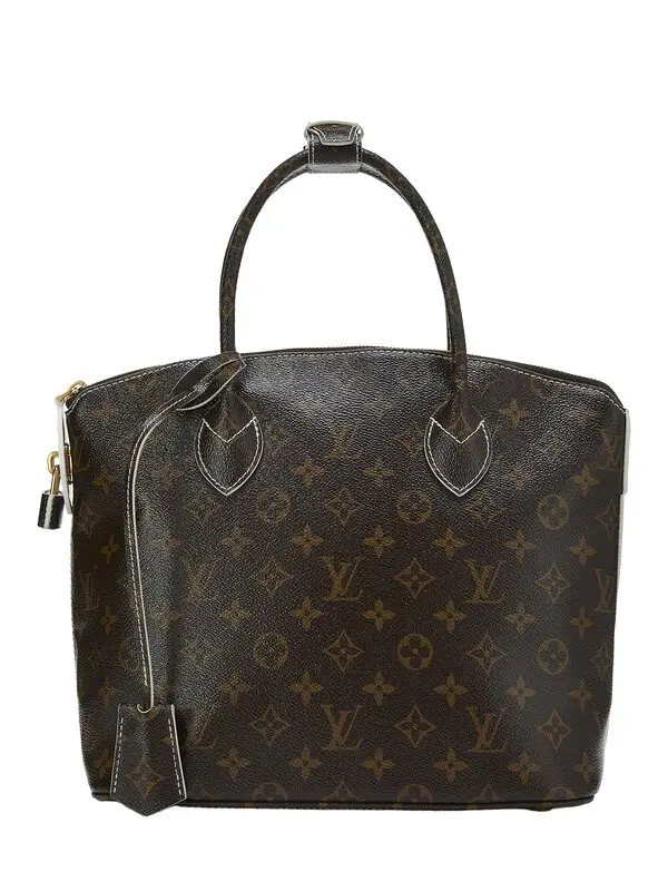 LOUIS VUITTON Monogram Canvas Fetish Lockit - Brown