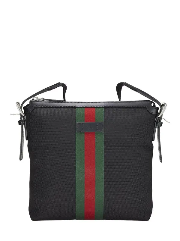 Gucci Techno Canvas Shoulder Bag - Black
