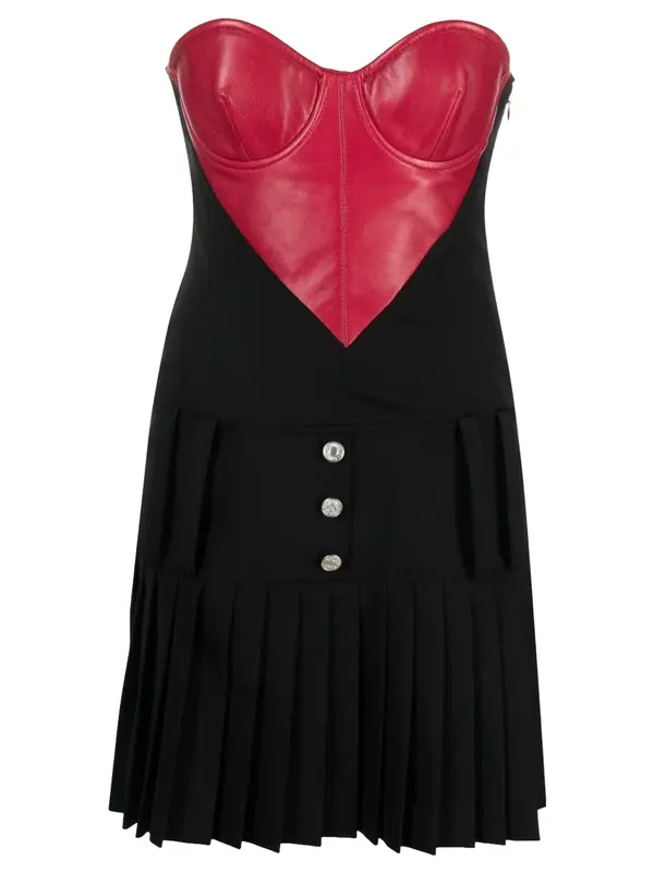 Moschino Heart Garbadine Minidress - Black