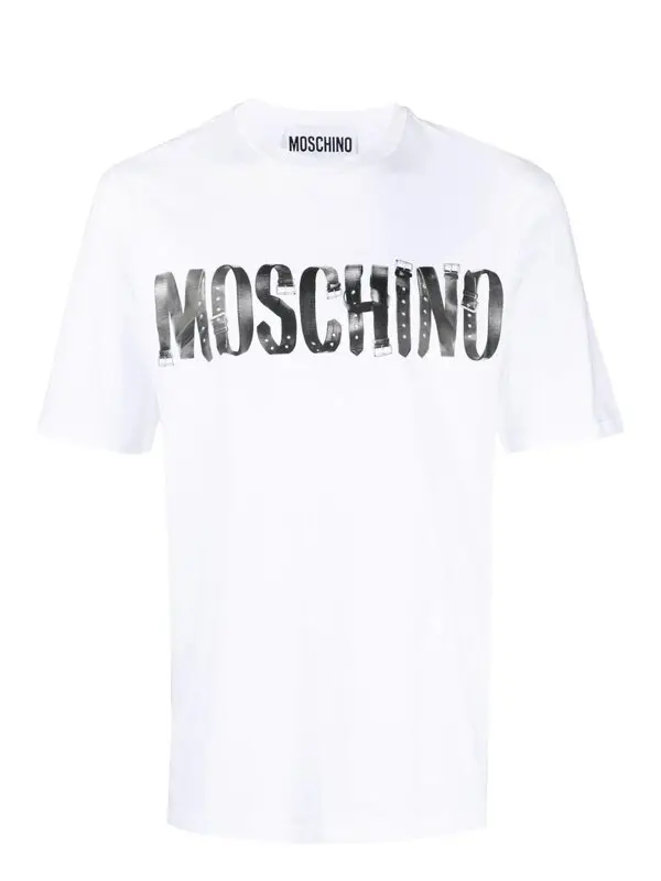 Moschino Logo-print Cotton T-shirt - White