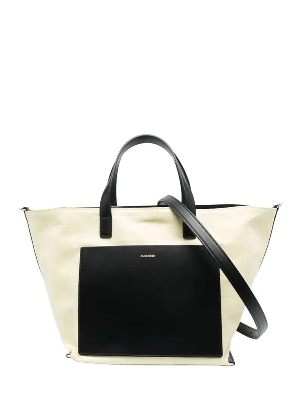 JIL SANDER Small Wander Canvas Tote Bag - Yellow