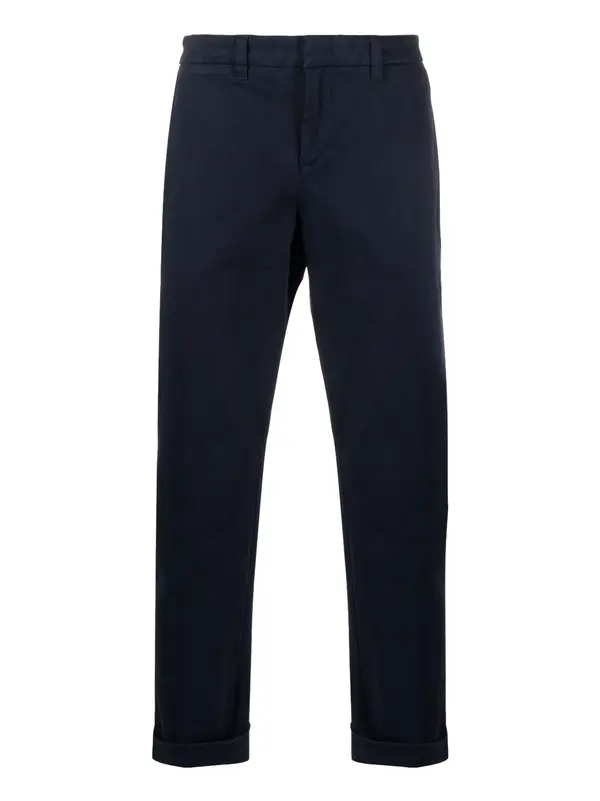 FAY Capri Mid-rise Trousers - Blue