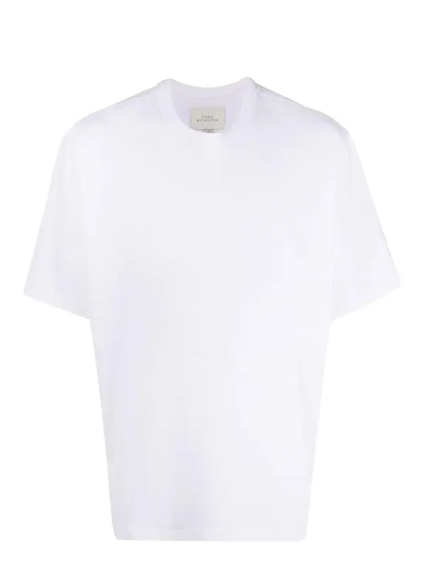 Studio Nicholson Crew-neck Cotton T-shirt - White