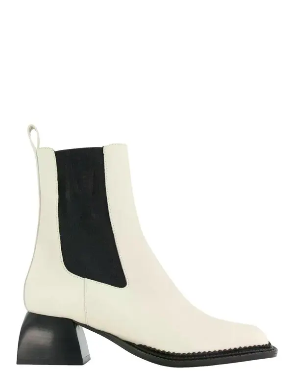 NODALETO Bulla Nellie Leather Chelsea Boots - Neutrals