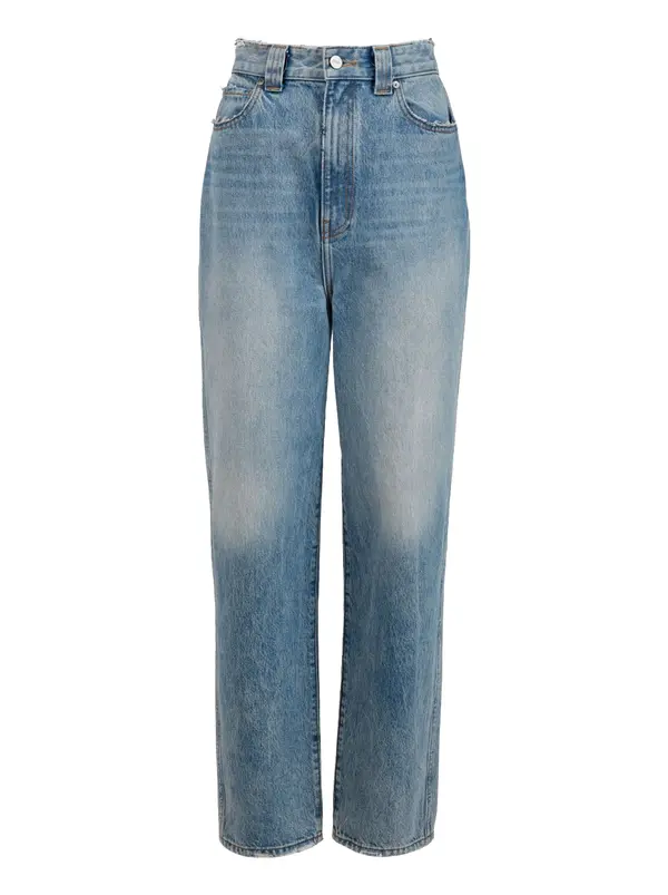 Khaite Martin High-waist Jeans - Blue