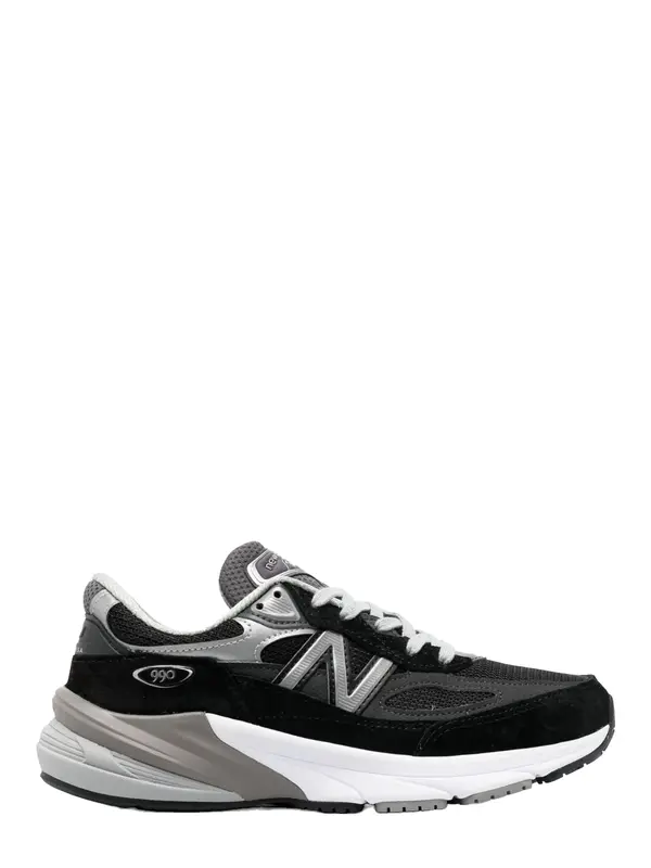 NEW BALANCE 990 Panelled Low-top Sneakers - Black