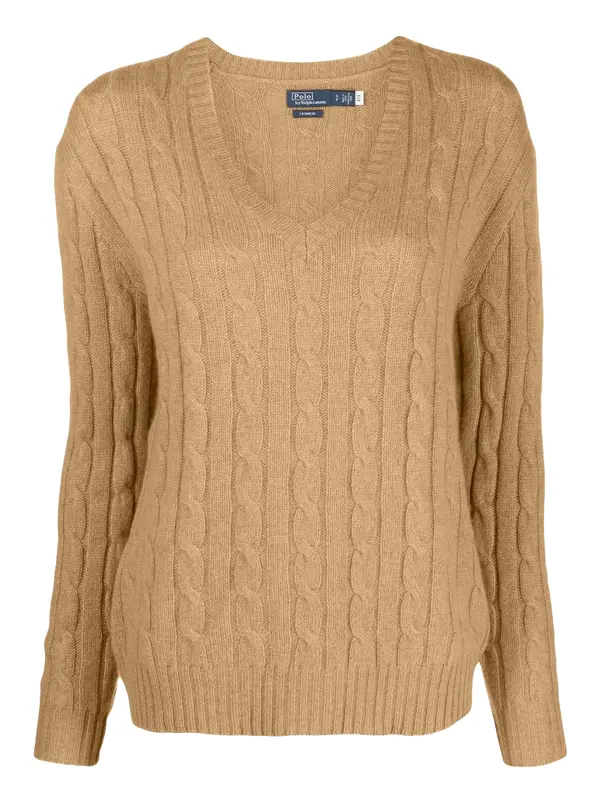Polo Ralph Lauren Cable-knit Cashmere Jumper - Neutrals
