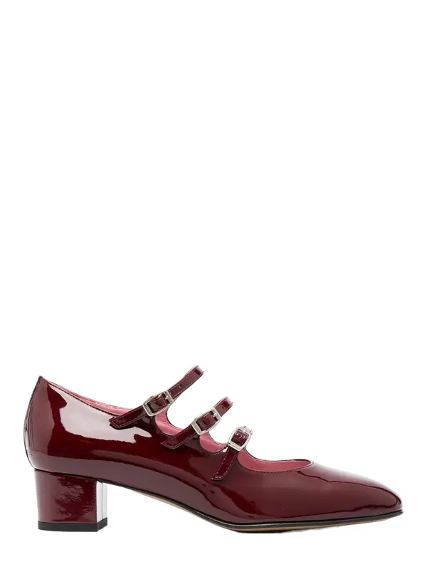 CAREL Kina 45mm Square-toe Pumps - Red
