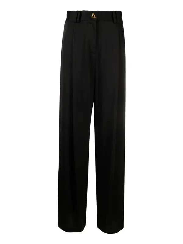 AERON Wellen Wide-leg Trousers - Black