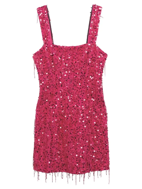 Simkhai Noemi Sequin-embellished Minidress - Pink