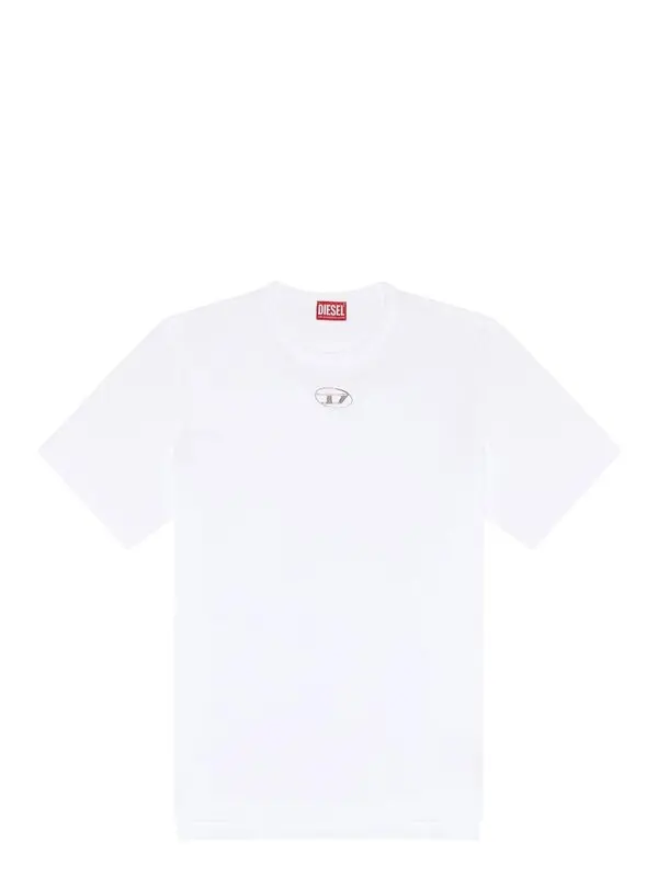 DIESEL T-just-od Cotton T-shirt - White