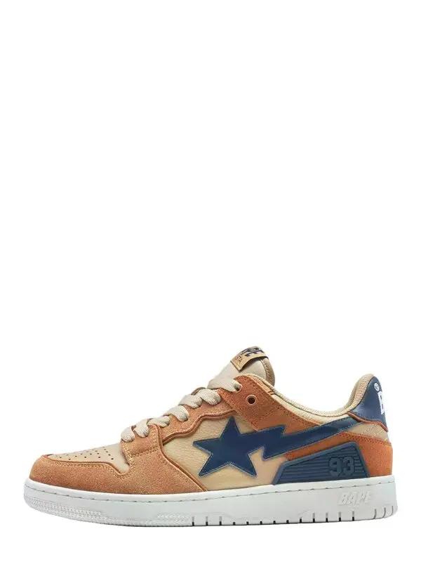 A BATHING APE Sk8 Sta #4 M1 Sneakers - Brown