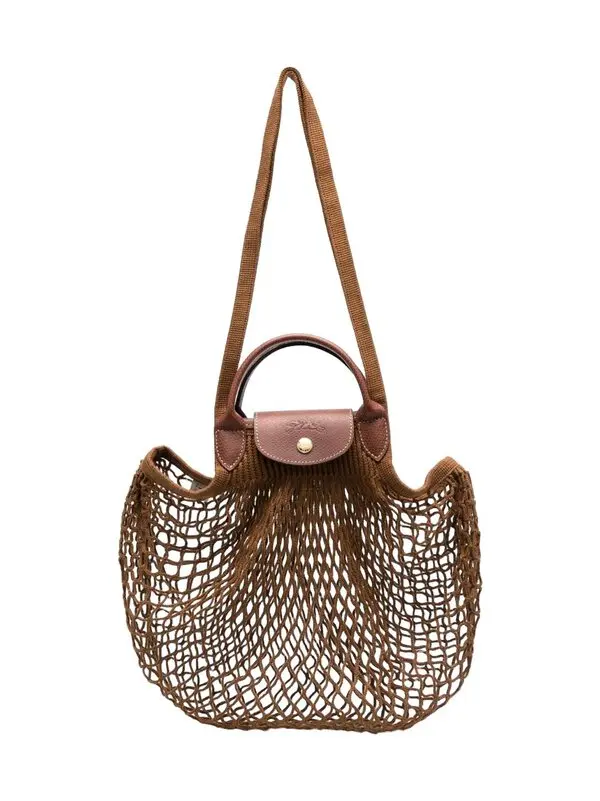 Longchamp Le Pliage Filet Large Tote Bag - Brown