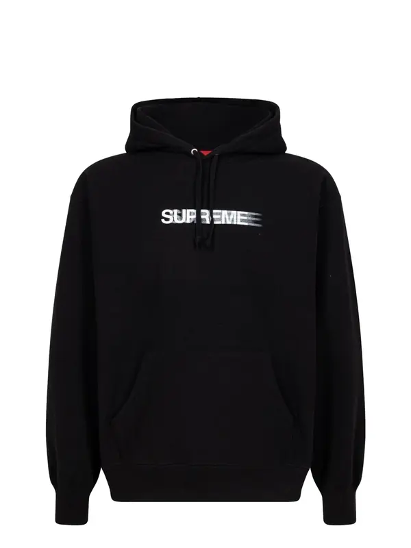 Supreme Motion Logo-print Hoodie - Black