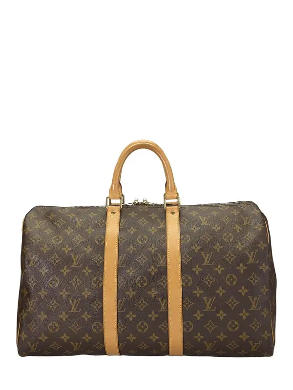LOUIS VUITTON Monogram Keepall 45 - Brown