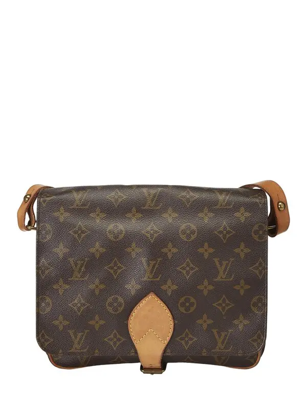 LOUIS VUITTON Monogram Canvas Cartouchiere - Brown