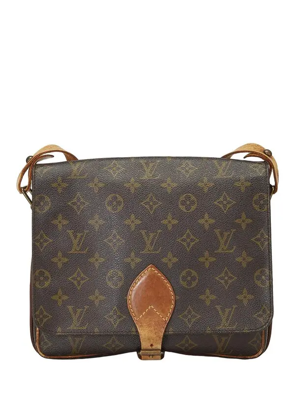 LOUIS VUITTON Monogram Canvas Cartouchiere - Brown