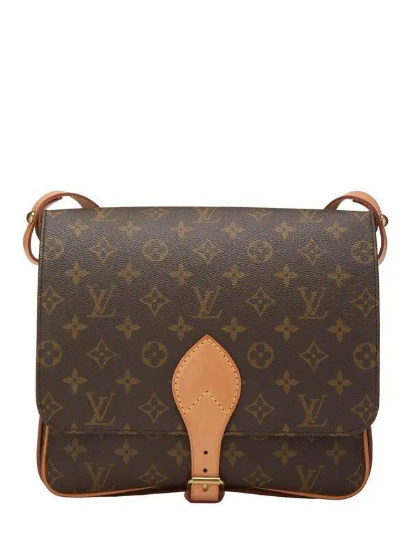 LOUIS VUITTON Monogram Canvas Cartouchiere - Brown