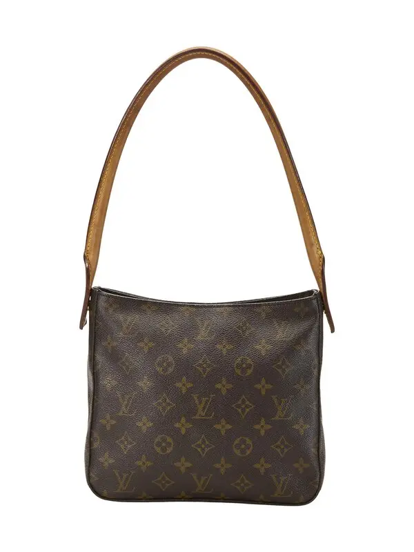 LOUIS VUITTON Monogram Canvas Looping Shoulder Bag - Brown