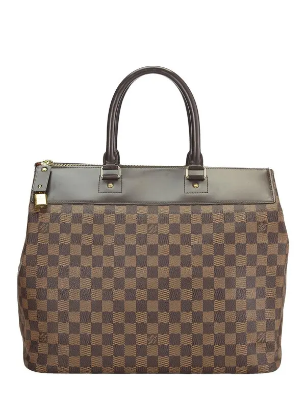 LOUIS VUITTON Damier Ebene Greenwich Duffle - Brown
