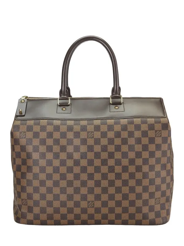 LOUIS VUITTON Damier Ebene Greenwich Duffle - Brown