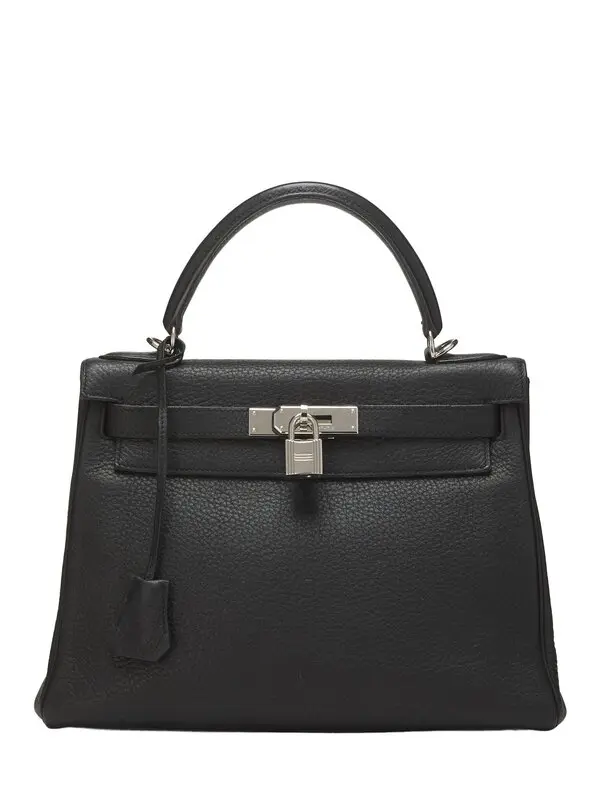 Hermès Togo Kelly Retourne 28 - Black