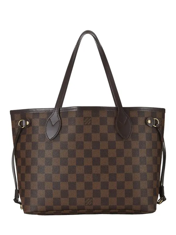 LOUIS VUITTON Damier Ebene Tote - Brown