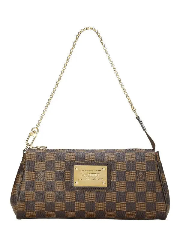 LOUIS VUITTON Damier Ebene Eva - Brown