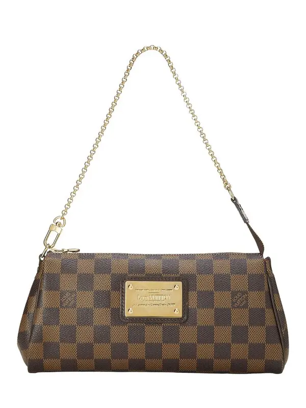 LOUIS VUITTON Damier Ebene Eva - Brown