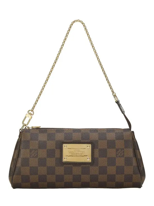 LOUIS VUITTON Damier Ebene Eva - Brown