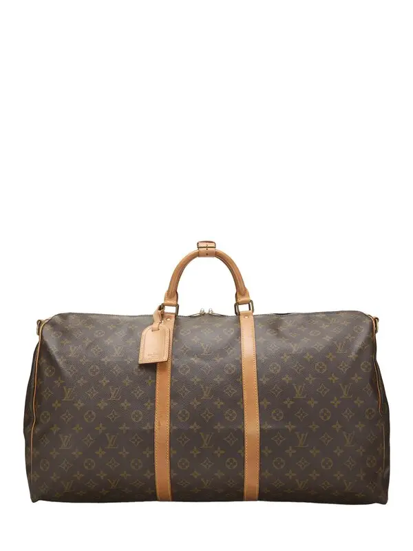 LOUIS VUITTON Monogram Keepall Bandouliere 60 - Brown