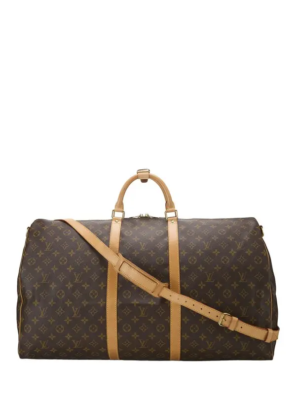 LOUIS VUITTON Monogram Keepall Bandouliere 60 - Brown