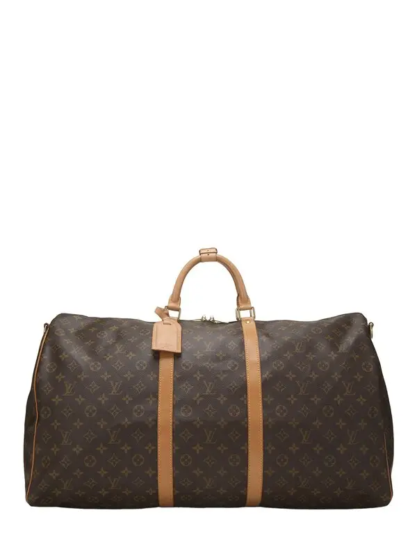LOUIS VUITTON Monogram Keepall Bandouliere 60 - Brown