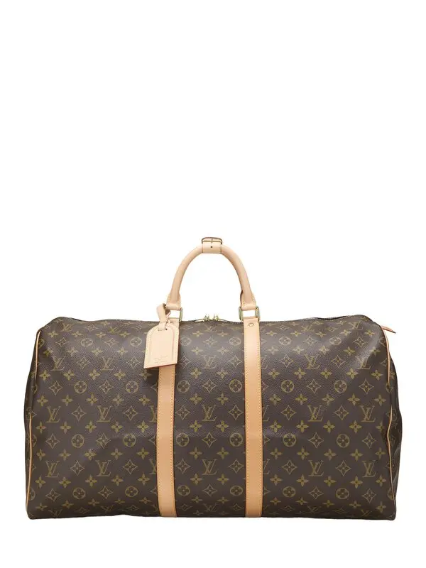 LOUIS VUITTON Monogram Keepall 55 - Brown