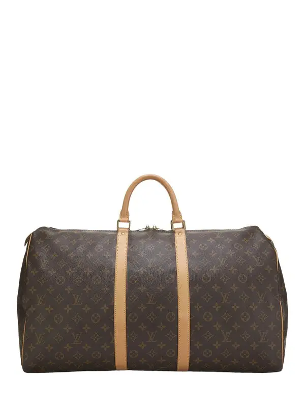 LOUIS VUITTON Monogram Keepall 55 - Brown