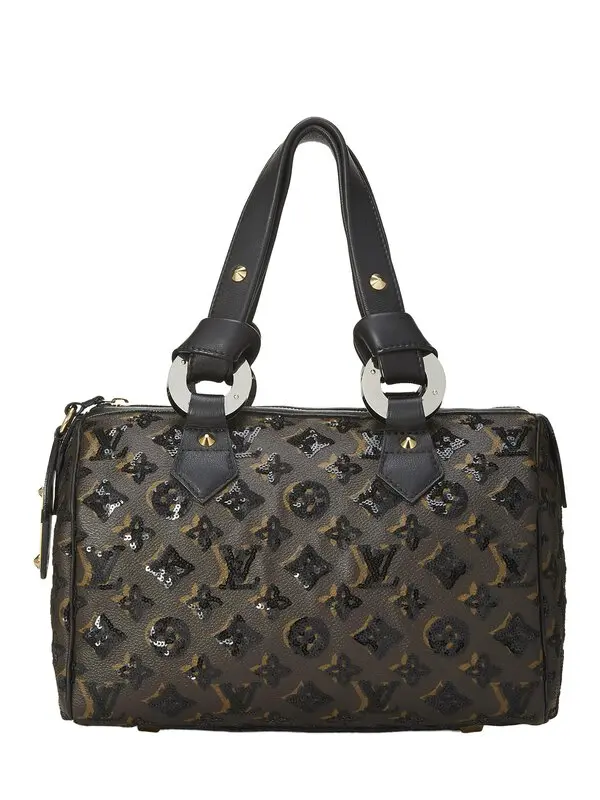 LOUIS VUITTON Monogram Eclipse Speedy 30 - Brown