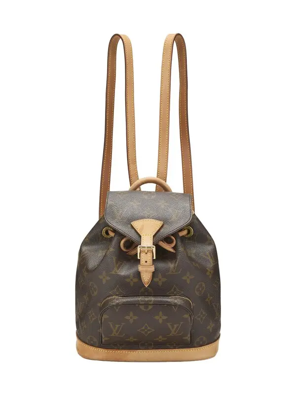 LOUIS VUITTON Monogram Montsouris Backpack - Brown