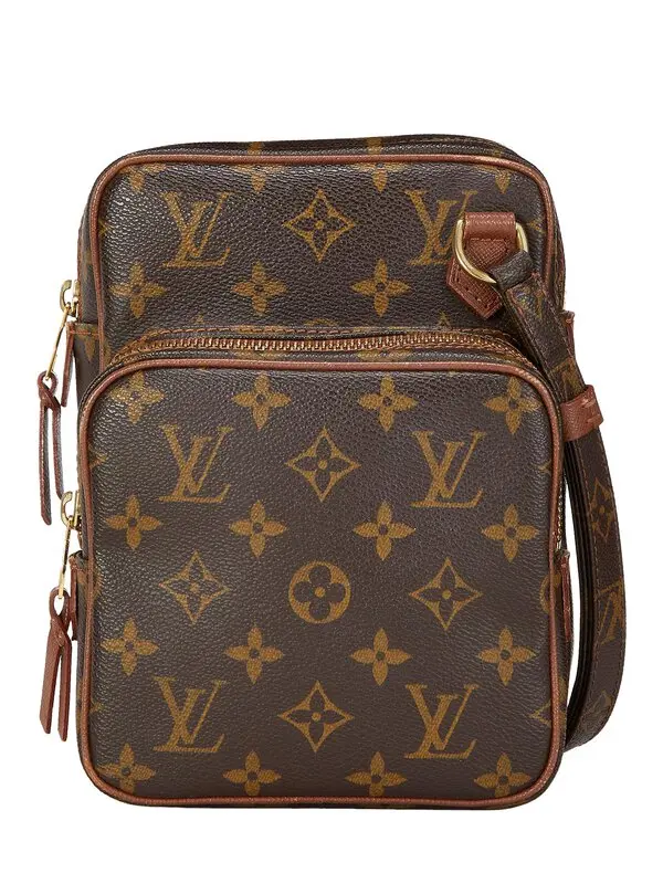 LOUIS VUITTON Comme Des Garçons Monogram Canvas Sac 2 Poches - Brown