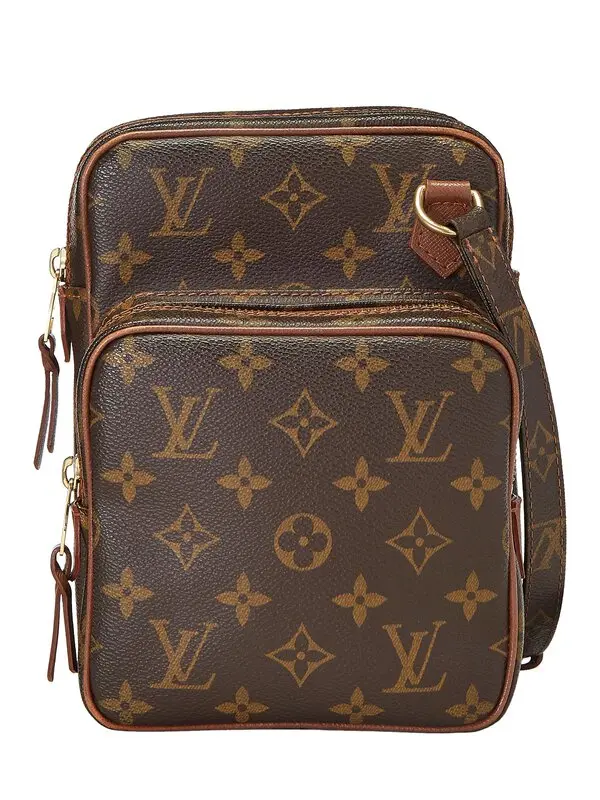 LOUIS VUITTON Comme Des Garçons Monogram Canvas Sac 2 Poches - Brown