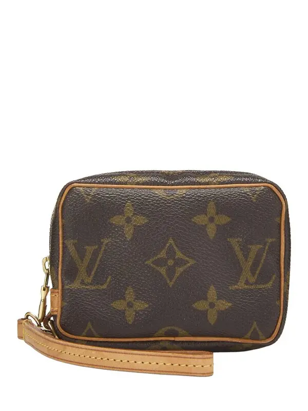 LOUIS VUITTON Monogram Canvas Wapity Case - Brown