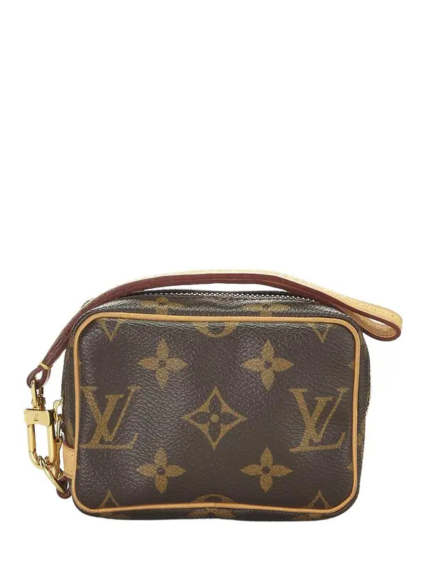 LOUIS VUITTON Monogram Canvas Wapity Case - Brown