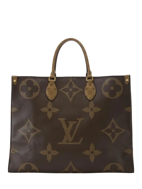 LOUIS VUITTON Giant Monogram On The Go - Brown