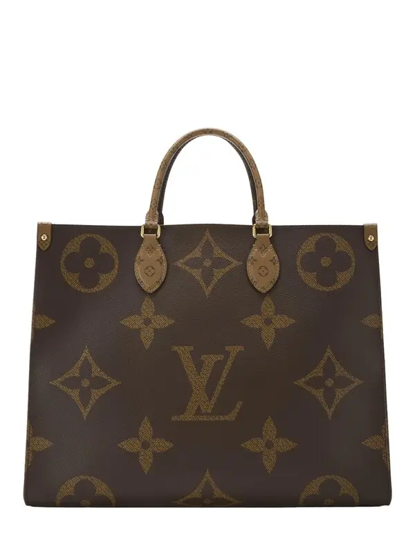LOUIS VUITTON Giant Monogram On The Go - Brown