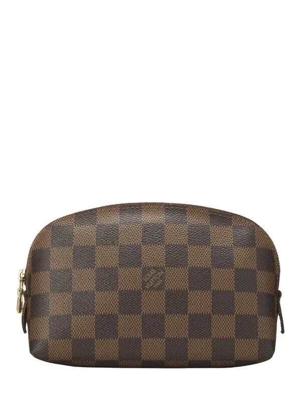 LOUIS VUITTON Damier Ebene Pochette Cosmetique - Brown