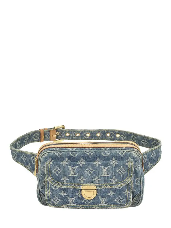 LOUIS VUITTON Monogram Denim Bumbag - Blue