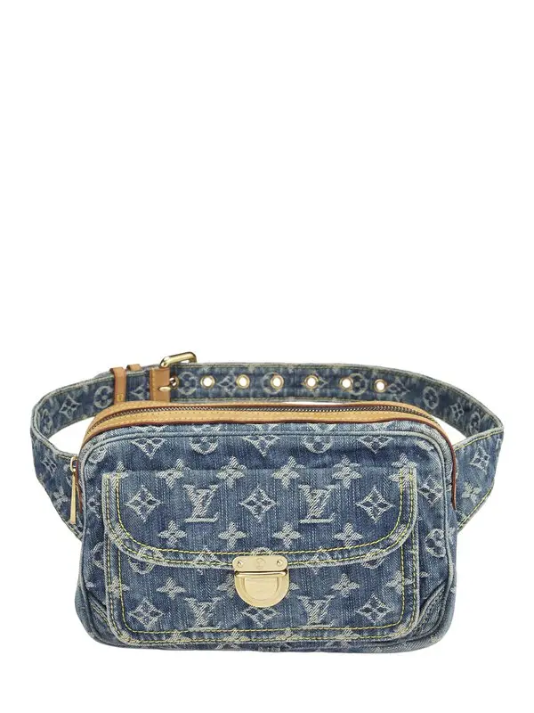 LOUIS VUITTON Monogram Denim Bumbag - Blue